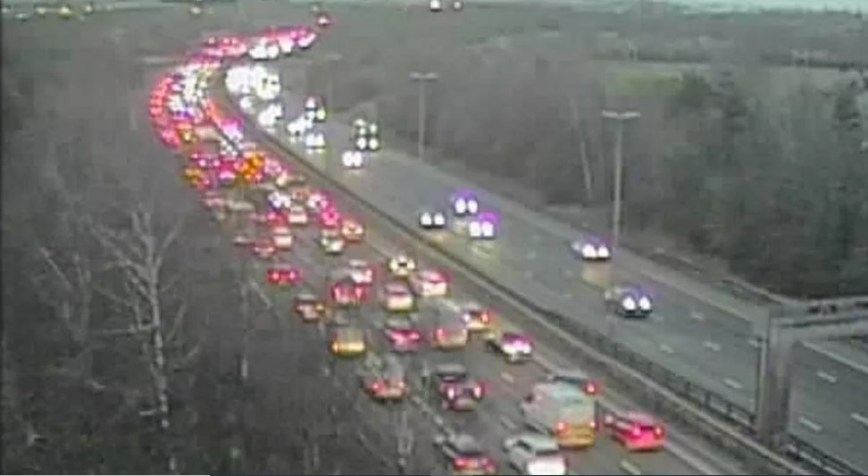 Six-Vehicle Collision Forces M60 Closure at Portwood and Pyramid ...